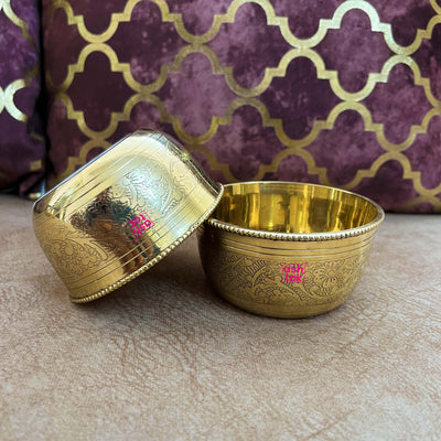 Indian Traditional Brass Bowl Wati | Brass Bowls for Exquisite Dining ...